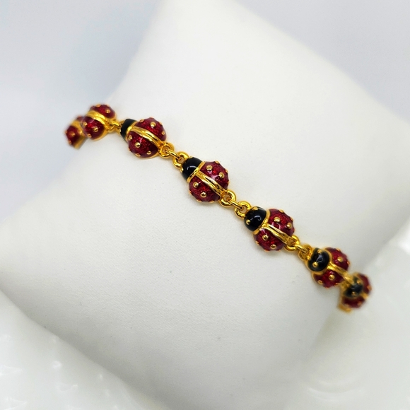 Jewelry | Ladybug Bracelet | Poshmark
